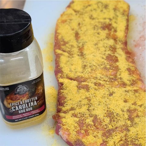 Carolina Mustard Rub Smoked Side Ribs - You Need a BBQ